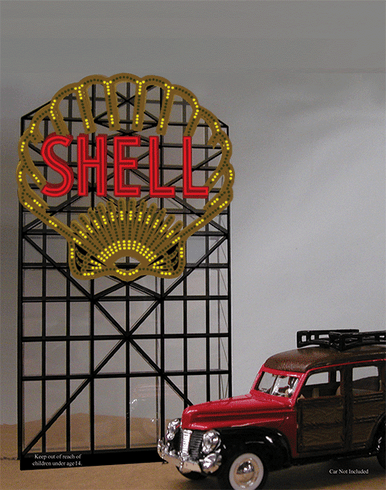 Miller Engineering 883801 HO/O Scale Shell Sign - Crazy Model Trains