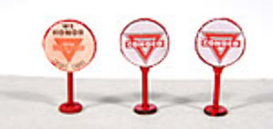 JL Innovative 469 HO Scale Vintage Gas Station Curb Signs Conoco ...