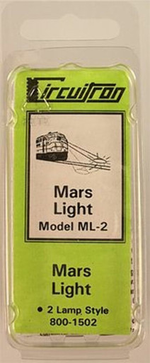 Circuitron 1502 ML-2 Mars Light Flasher 2 Lamp - Crazy Model Trains
