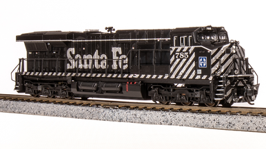 Broadway Limited 7305 N ATSF Zebra Stripe GE ES44AC Fantasy Paint DCC ...