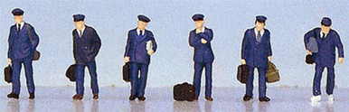 Kato 24-201 N Scale Train Crew Pack of 6 - Crazy Model Trains