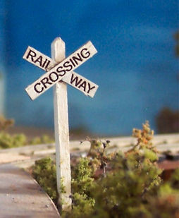 Osborn Model Kits 1009 HO Scale Transition Crossbucks - Crazy Model Trains