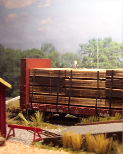 Osborn Model Kits 1070 HO Scale Lumber Load For 60' Bulkhead Flat Car ...