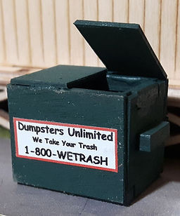 Osborn Model Kits 1132 HO Scale Garbage Dumpster (Pack of 4) - Crazy ...