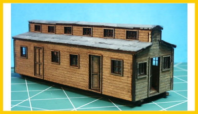 Rslaserkits 2019 HO Scale Logging Bunk House Car (Wood Kit) - Crazy ...