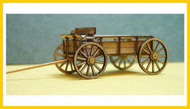 Rslaserkits 2501 HO Scale Farm Wagons (2) - Crazy Model Trains