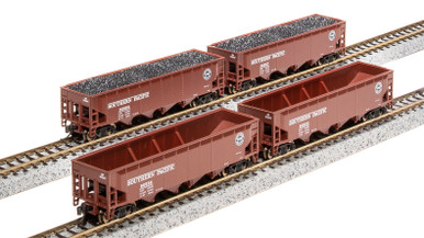 Broadway Limited 7437 N Scale SP ARA 70-Ton Quad Hopper Fantasy Paint ...