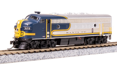 Broadway Limited 7764 N Scale ATSF EMD F7A Bluebonnet Diesel Locomotive ...