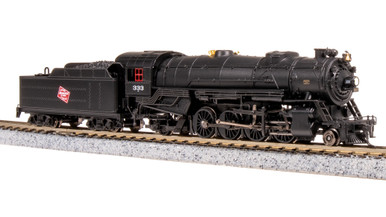 Broadway Limited 7837 N Scale MILW USRA Heavy Mikado Steam Locomotive #378 - Crazy Model Trains