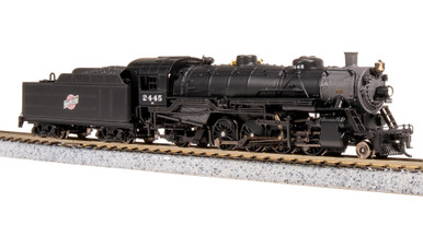 Broadway Limited 7854 N Scale CNW USRA Light Mikado Steam Locomotive ...