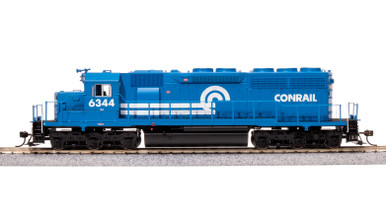 Broadway Limited 9038 HO Scale Conrail EMD SD40 Blue No-Sound Diesel #6344 - Crazy Model Trains