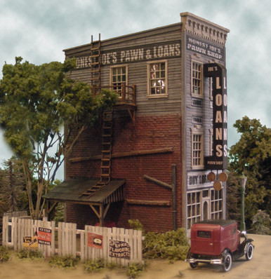 Bar Mills Models 0442 HO Scale Honest Joes Pawn and Loan Kit - Crazy ...