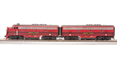 Broadway Limited 8163 HO Lehigh Valley EMD F3 A/B Cornell Red w/ Black ...