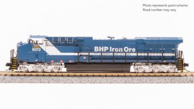 Broadway Limited Imports 8591 N Scale BHP Iron Ore GE AC6000CW 6075 (DC ...