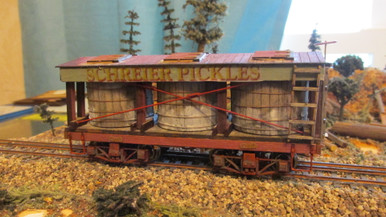 RS Laser 1405 O Scale 18ft Pickle Car (Kit) - Crazy Model Trains