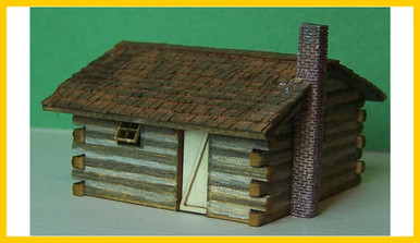 RS Laser 3016 N Scale Log Cabin Building Kit - Crazy Model Trains
