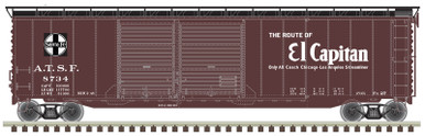 Atlas 20006590 HO SF "El Capitan" 50' Double Door Box Car 8666 - Crazy ...
