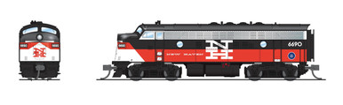 Broadway Limited 9248 N Scale New Haven EMD F7A Diesel Locomotive 6690 DCC/Sound - Crazy Model ...