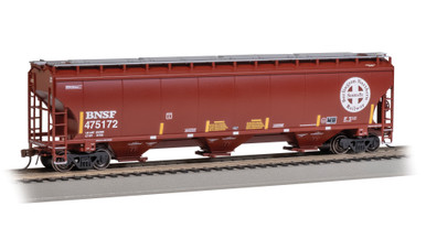 Bachmann 70636 HO Scale BNSF Trinity Railcar 5161 Covered Hopper 475172 ...