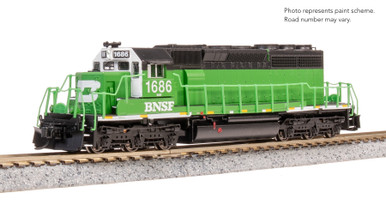 Broadway Limited 9483 N BNSF EMD SD40-2 Diesel Locomotive 1686 (Analog ...