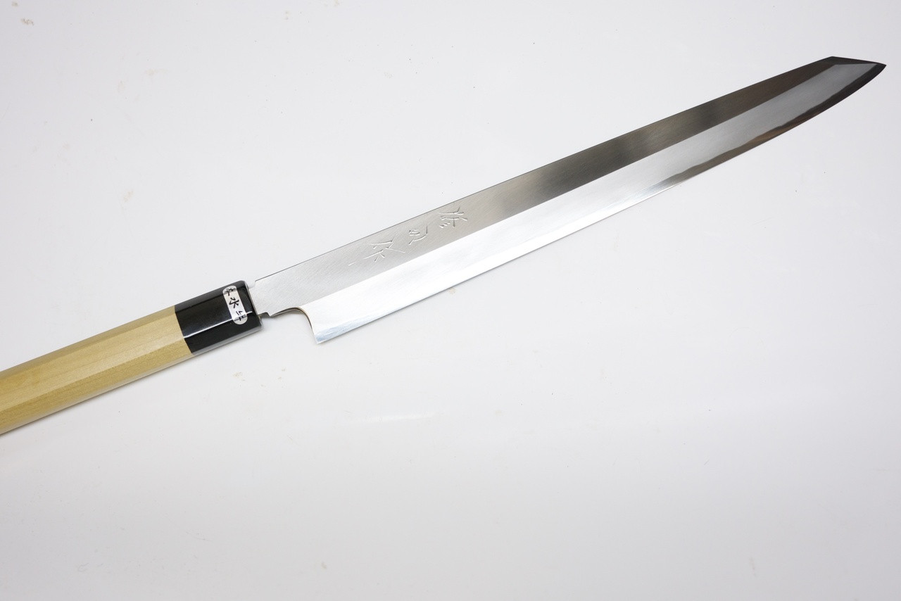 Syuuji Toyama Kasumi Kensaki Yanagiba Blue 300mm - Japanese Natural Stones