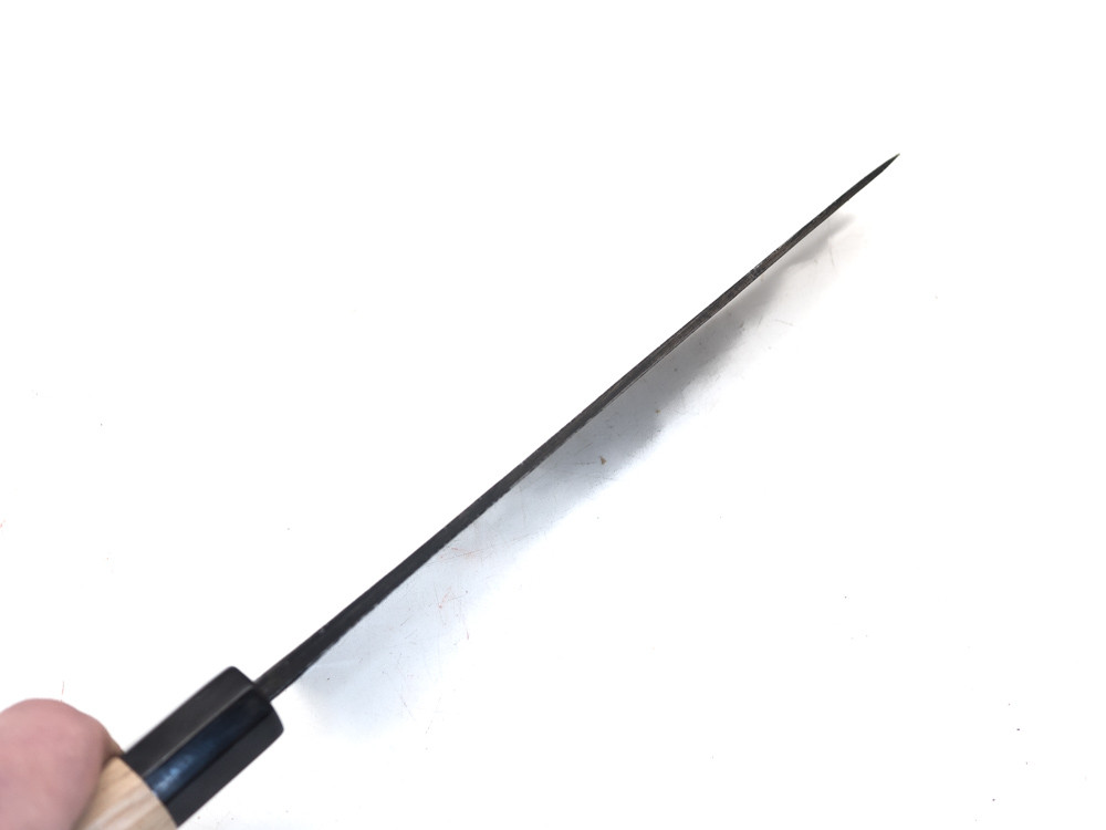 Unpolished Munetoshi Kurouchi Gyuto 210mm Bloomery Iron - Japanese ...