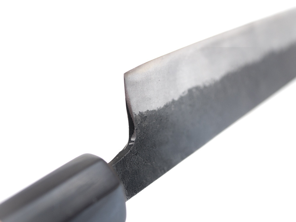 Unpolished Munetoshi Kurouchi Petty 180mm Bloomery Iron - Japanese ...