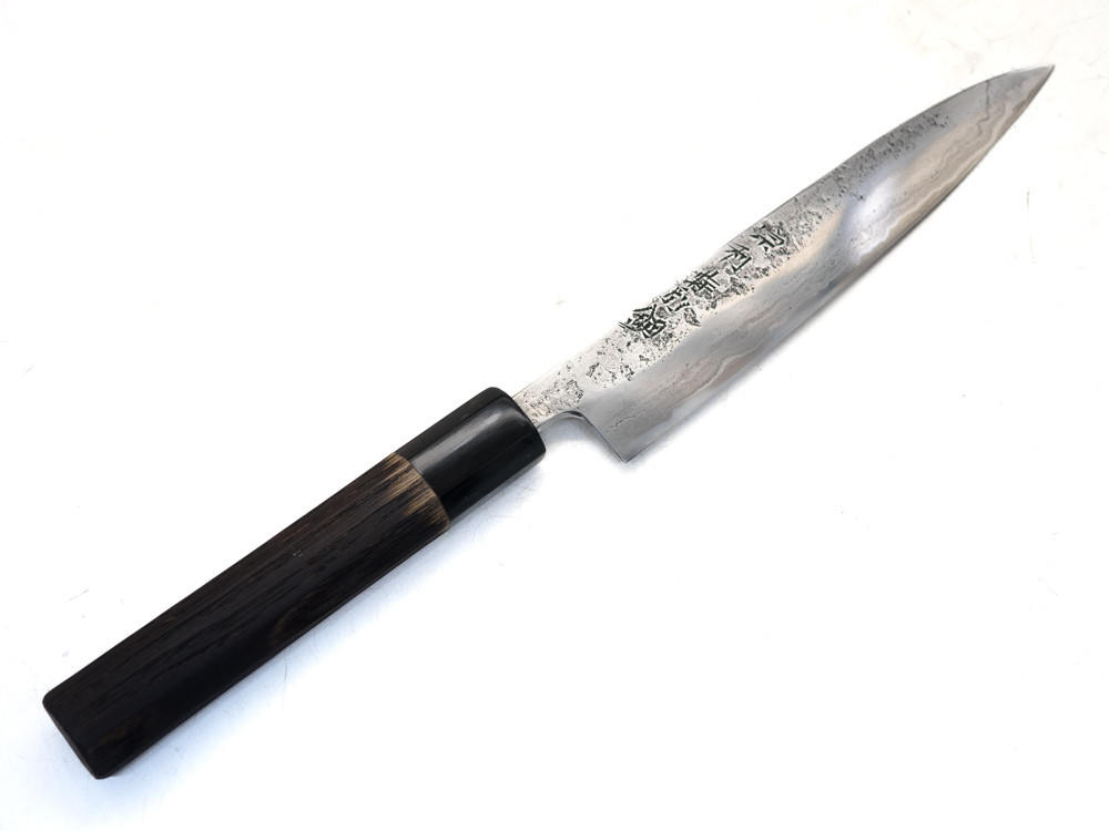 Munetoshi Kurouchi Petty 175mm Bloomery Iron - Japanese Natural Stones
