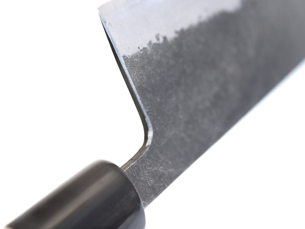 Unpolished Munetoshi Kurouchi Bunka 180mm Bloomery Iron - Japanese ...