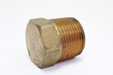 BRASS PLUG EXHAUST HEX 3/4" NPT
