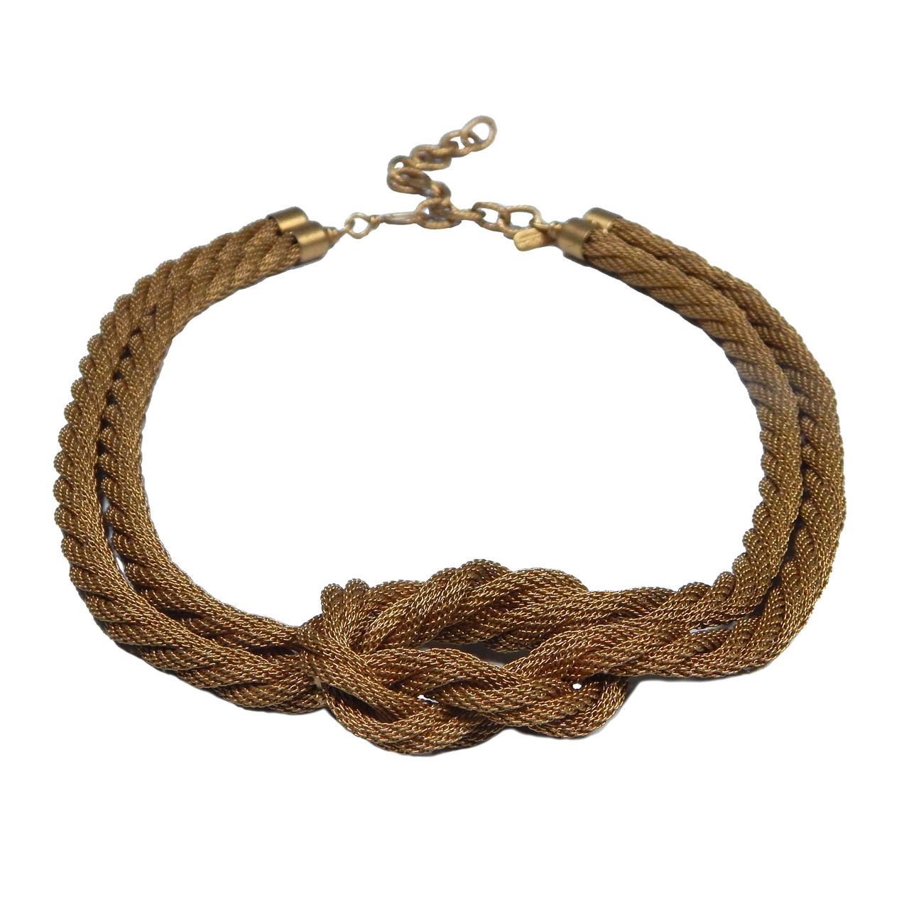 The Square Knot Mesh Rope Collar - ShopSarahCavender.com