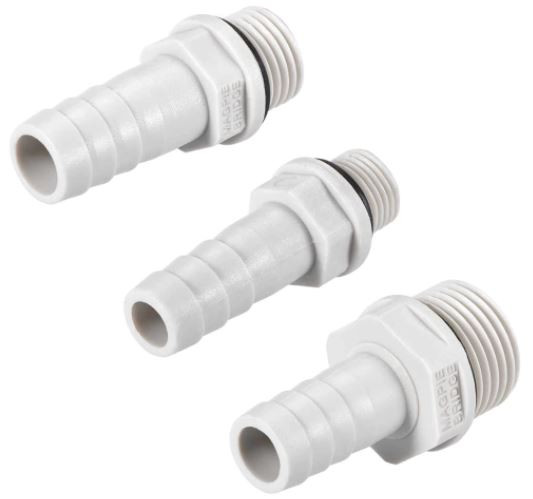 3/4" PVC Male Thread w/ 3/8" Barb - Manufactured Duct and Supply Inc.