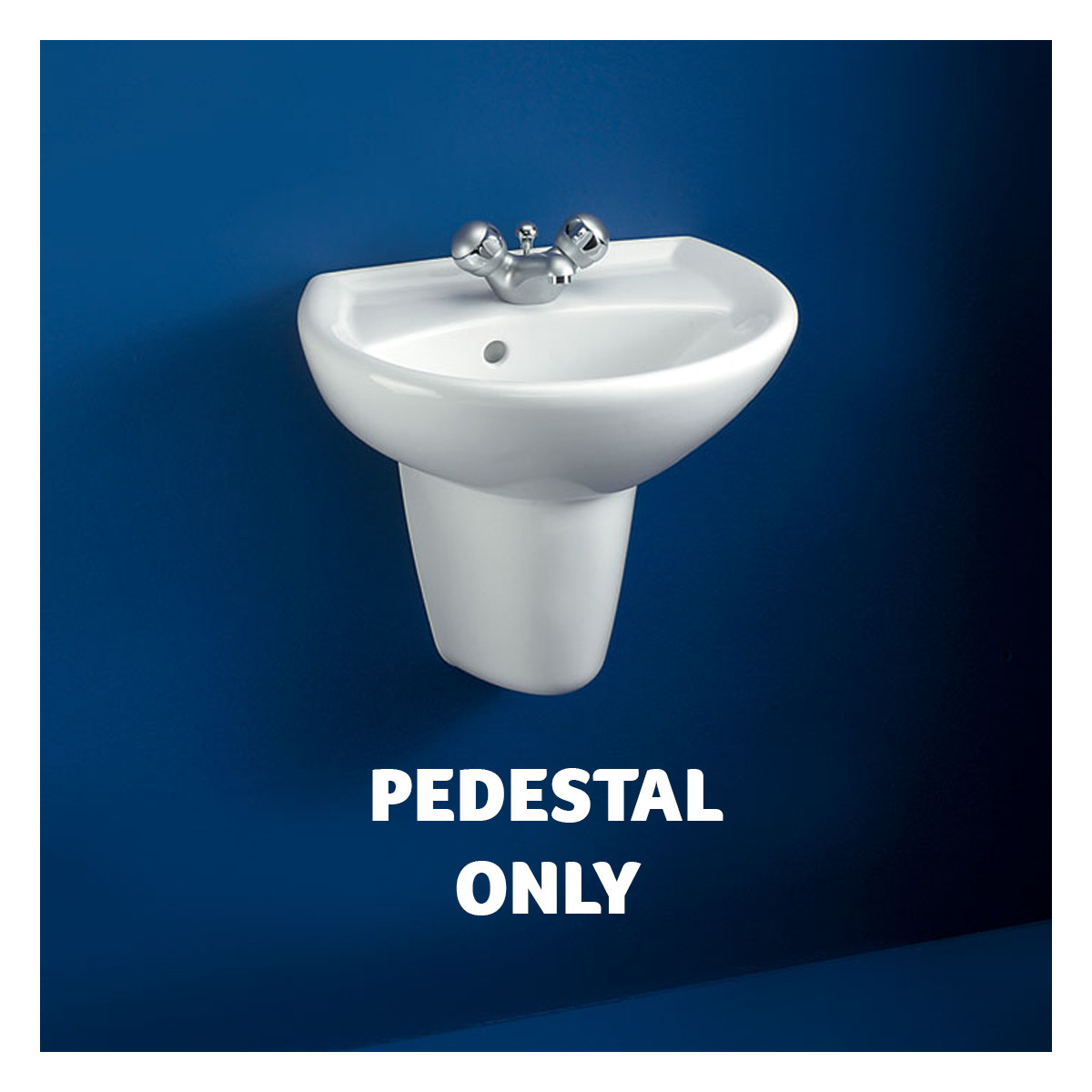 Armitage Shanks Ascania Small White Semi Pedestal J321701