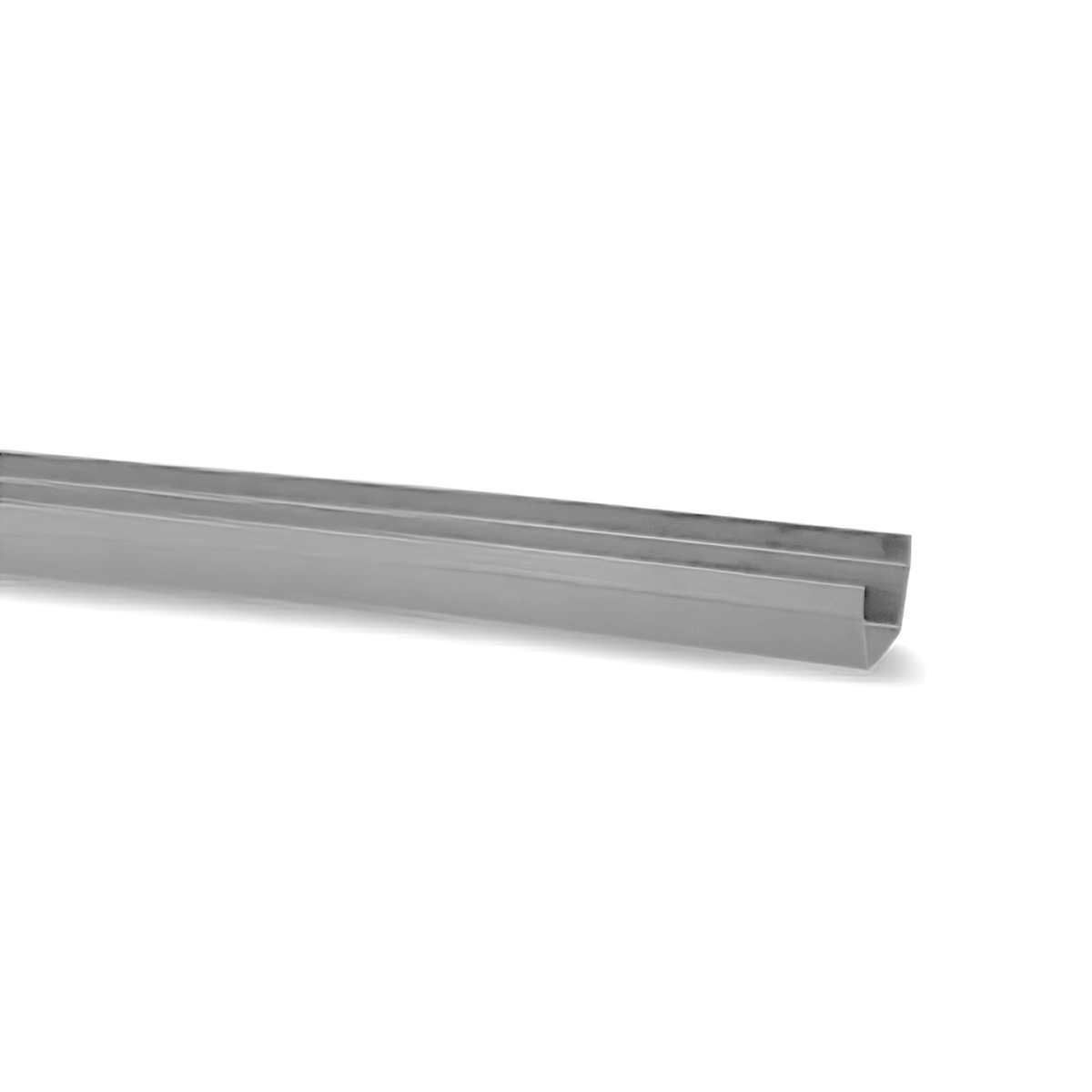 Polypipe Square Section Gutter in Grey (112mm x 4m) RS201G