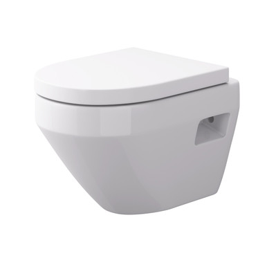 Imex Nuance / Kiso Wall Hung HO WC Pan with Fixings in White CH10136 ...