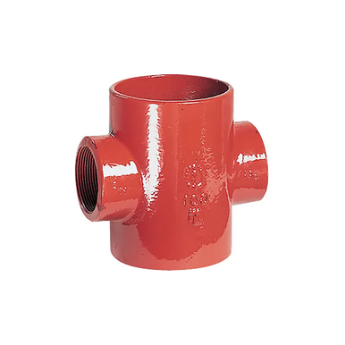 Harmer SML Cast Iron Double Boss Pipe 100mm x 2" BSP 663114DB