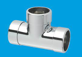 McAlpine Brass Compression T piece 42mm 42E-CB