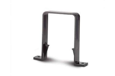 Polypipe Rainwater 65mm Square Pipe Bracket in Black RS226B