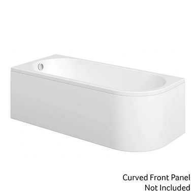 Imex Flite Bath with Right Hand Curve 1700 x 750mm INSLHKI001