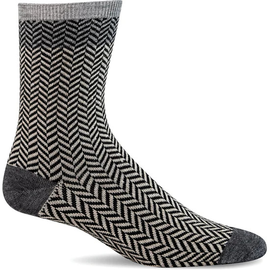 Sockwell Herringbone Tweed - Black - Goodman's Shoes