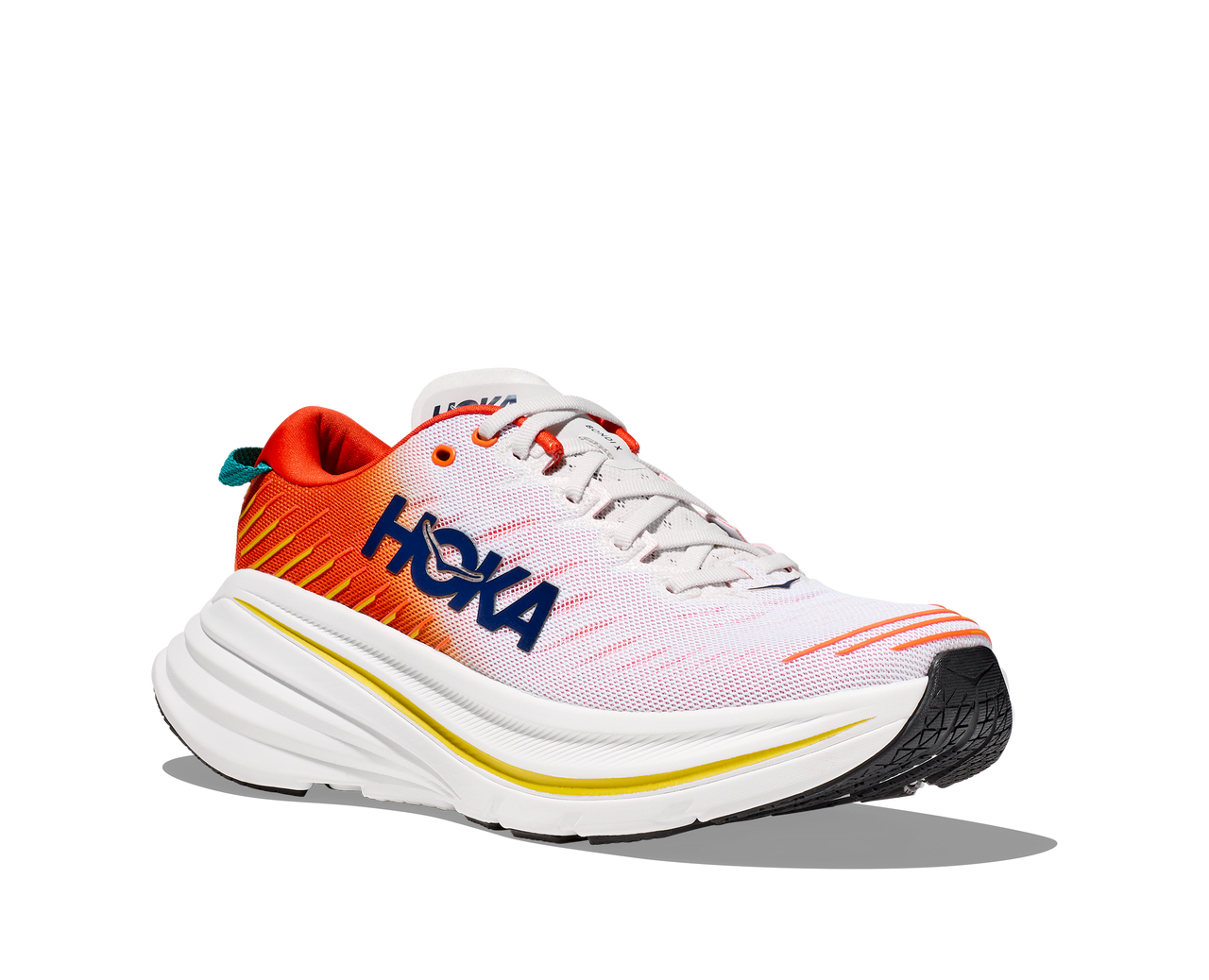 Hoka One One Men's Bondi X - Blanc De Blanc/Flame - Goodman's Shoes