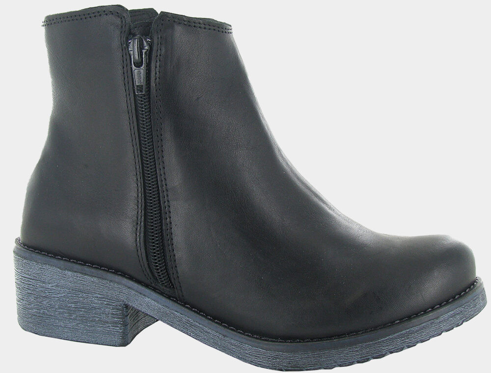 Naot Women's Wander - Water Resistant Black Leather - Goodman's Shoes