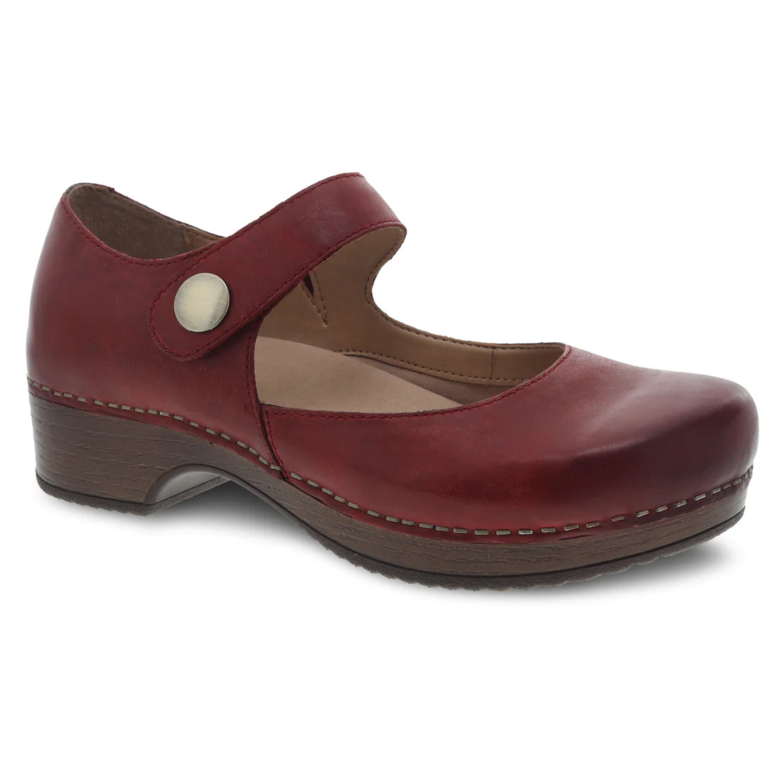 Dansko Women's Beatrice - Red Waxy Burnished - Goodman's Shoes