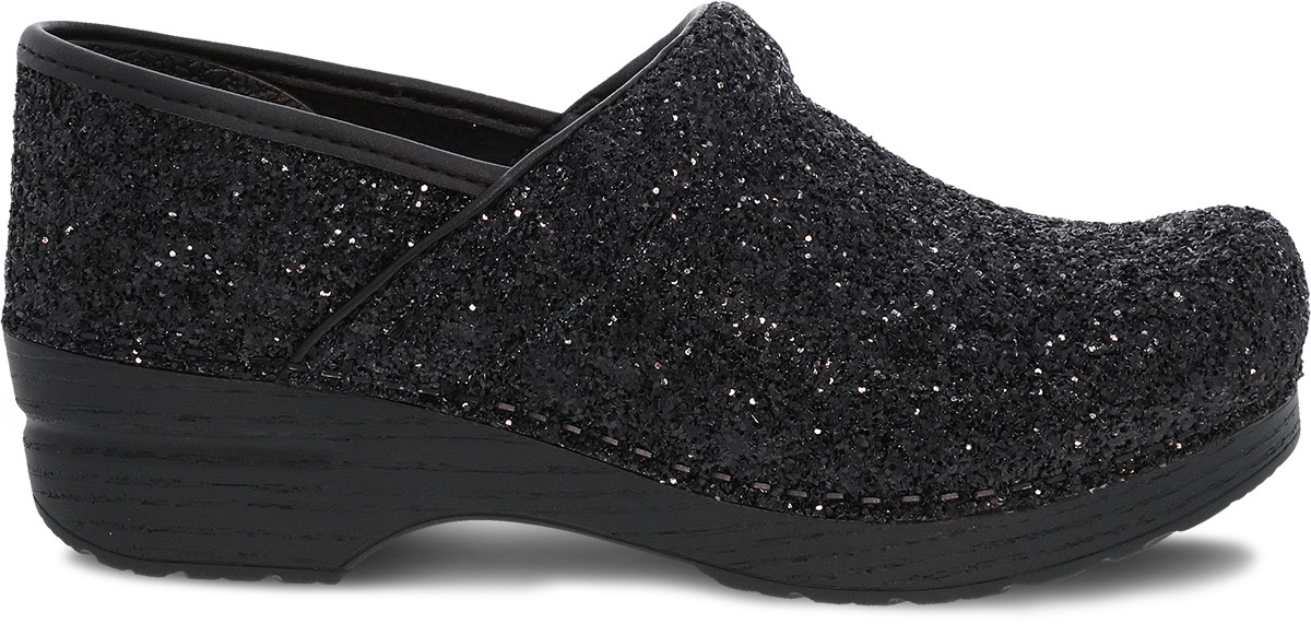Dansko Women's Professional - Black Glitter - Goodman's Shoes