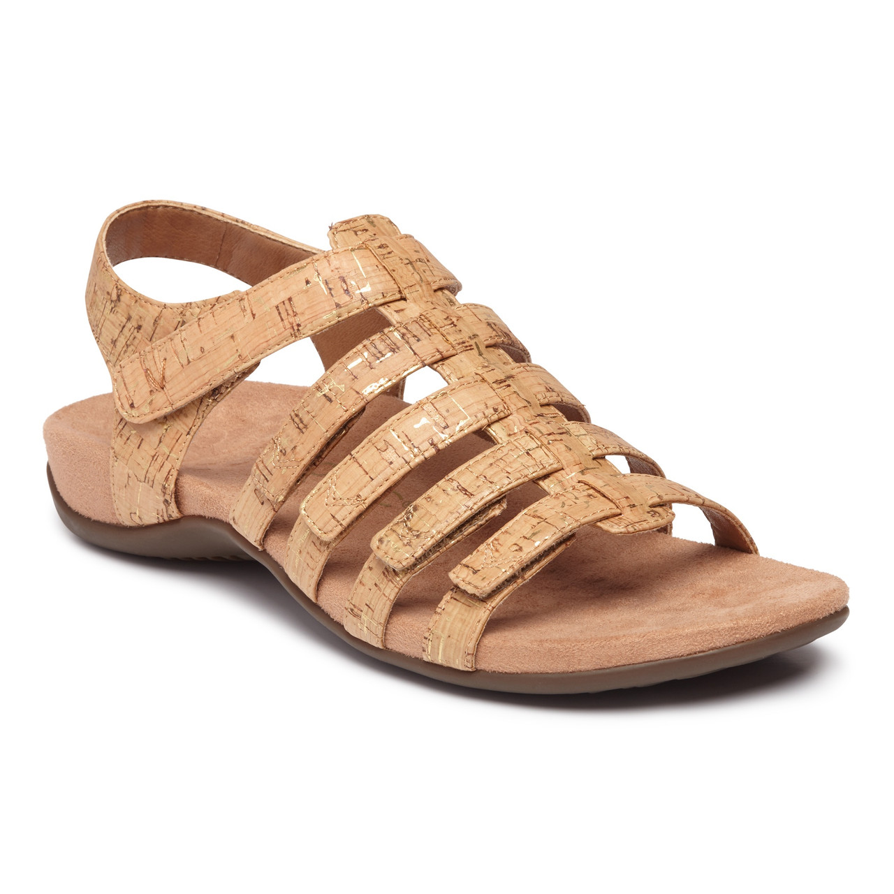 Vionic Women's Harissa Cork - Gold Cork - Goodman's Shoes