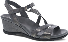 Dansko Women's Addyson - Pewter Metallic Distressed - Goodman's Shoes