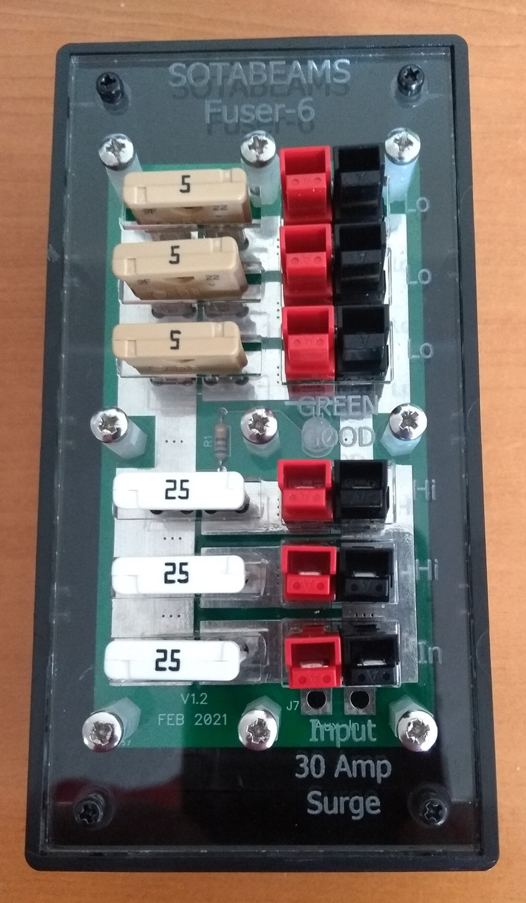 Fused DC 1+5 DC Distribution Panel