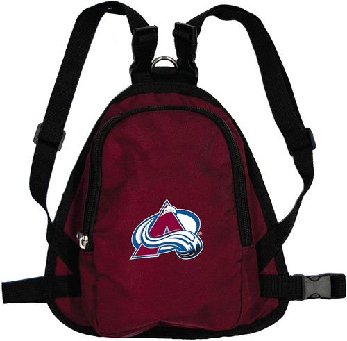 Colorado Avalanche Dog Cat Mini Backpack Harness w/ Leash