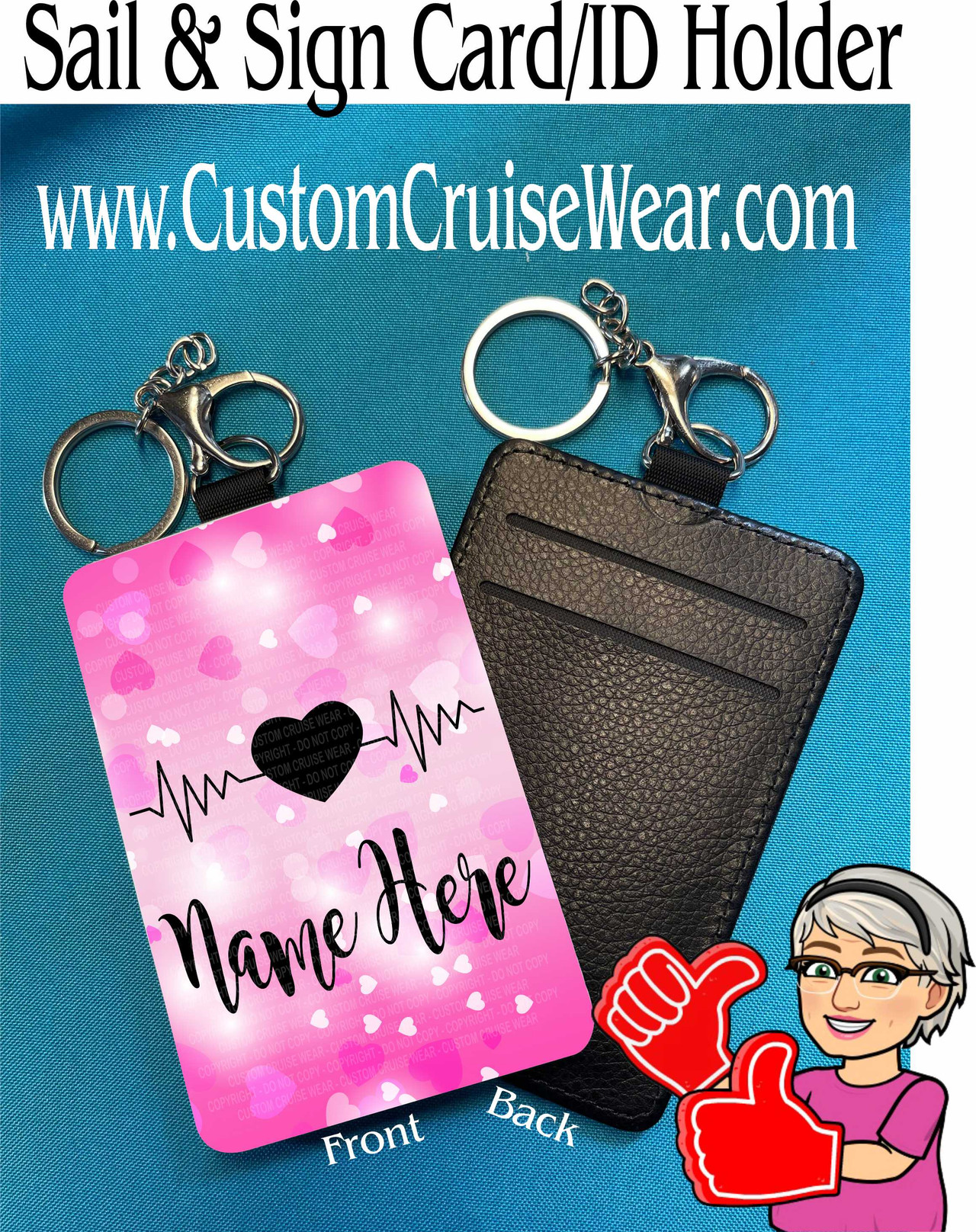 Sail & Sign ID Card Holders - Custom Cruise Wear