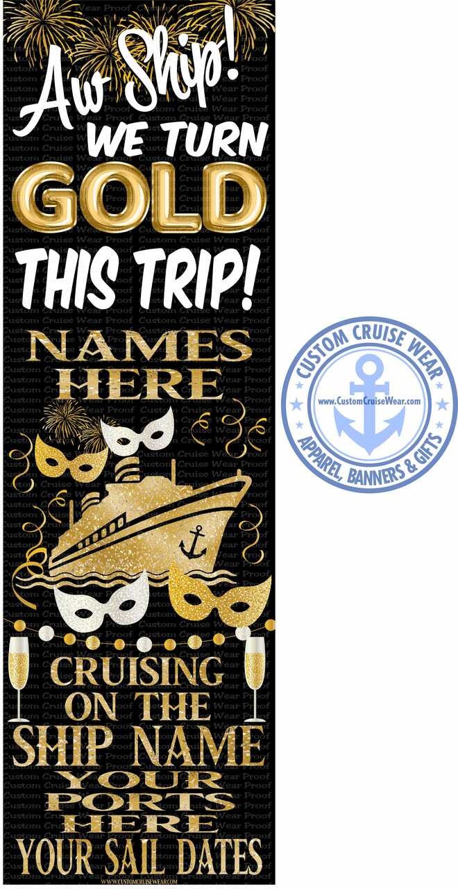Cabin Door Banners, Signs & More - Banners - Page 1 - Custom Cruise Wear